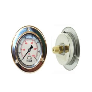 MANOMETRO DEWIT, CARATULA DE 2 1/2" OD CONEXION POSTERIOR DE BRONCE 1/4" NPT, RANGO DE 0-200 PSI ...